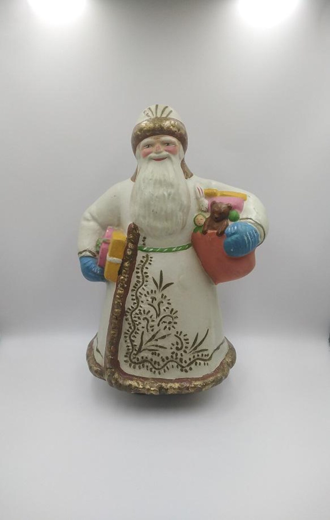 Soviet Toy, Vintage USSR Ded Moroz, Father Frost, Vintage Soviet Santa ...