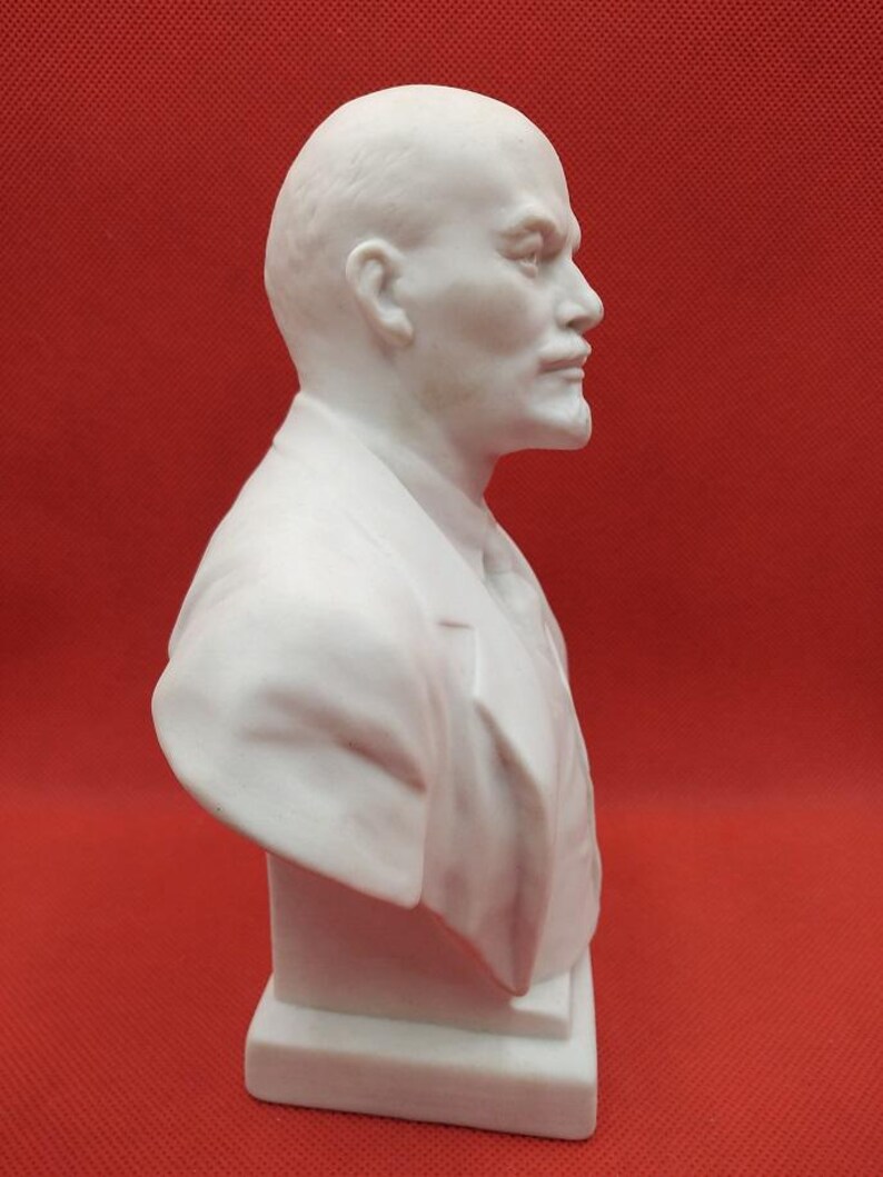 Porcelain Bust Lenin, Leader and Dictator USSR is Lenin, Soviet ...