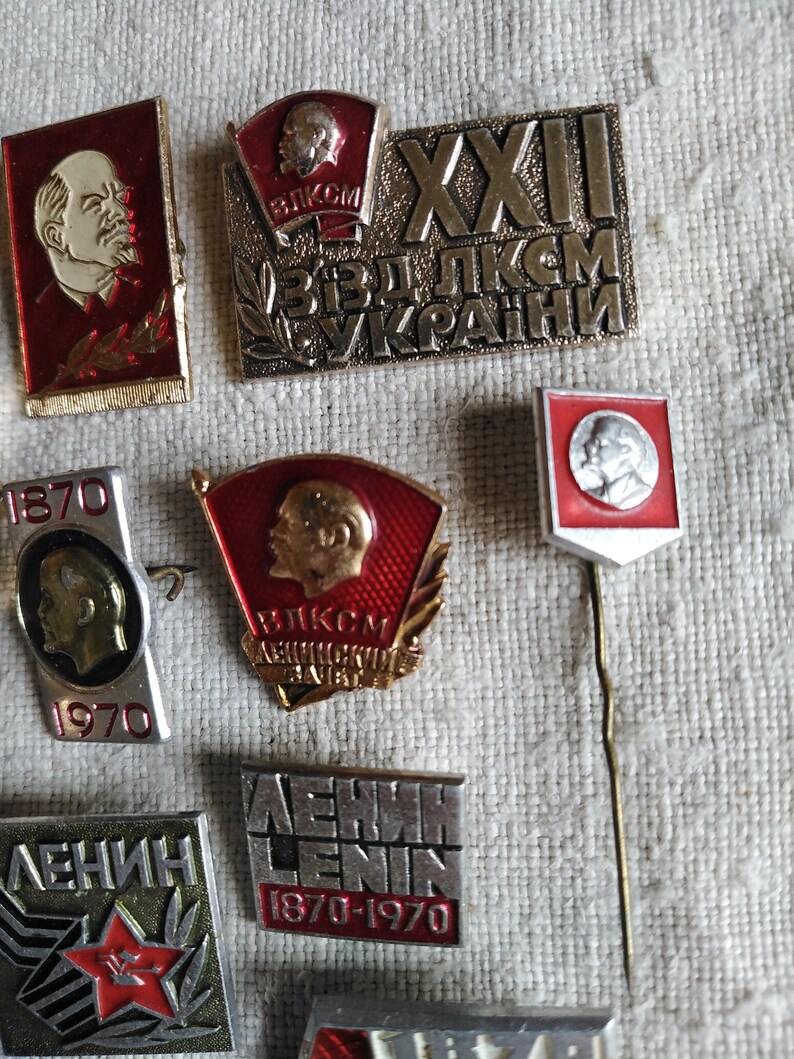 Soviet Badge Vladimir Lenin Jubilee Badgesoviet Vintage - Etsy