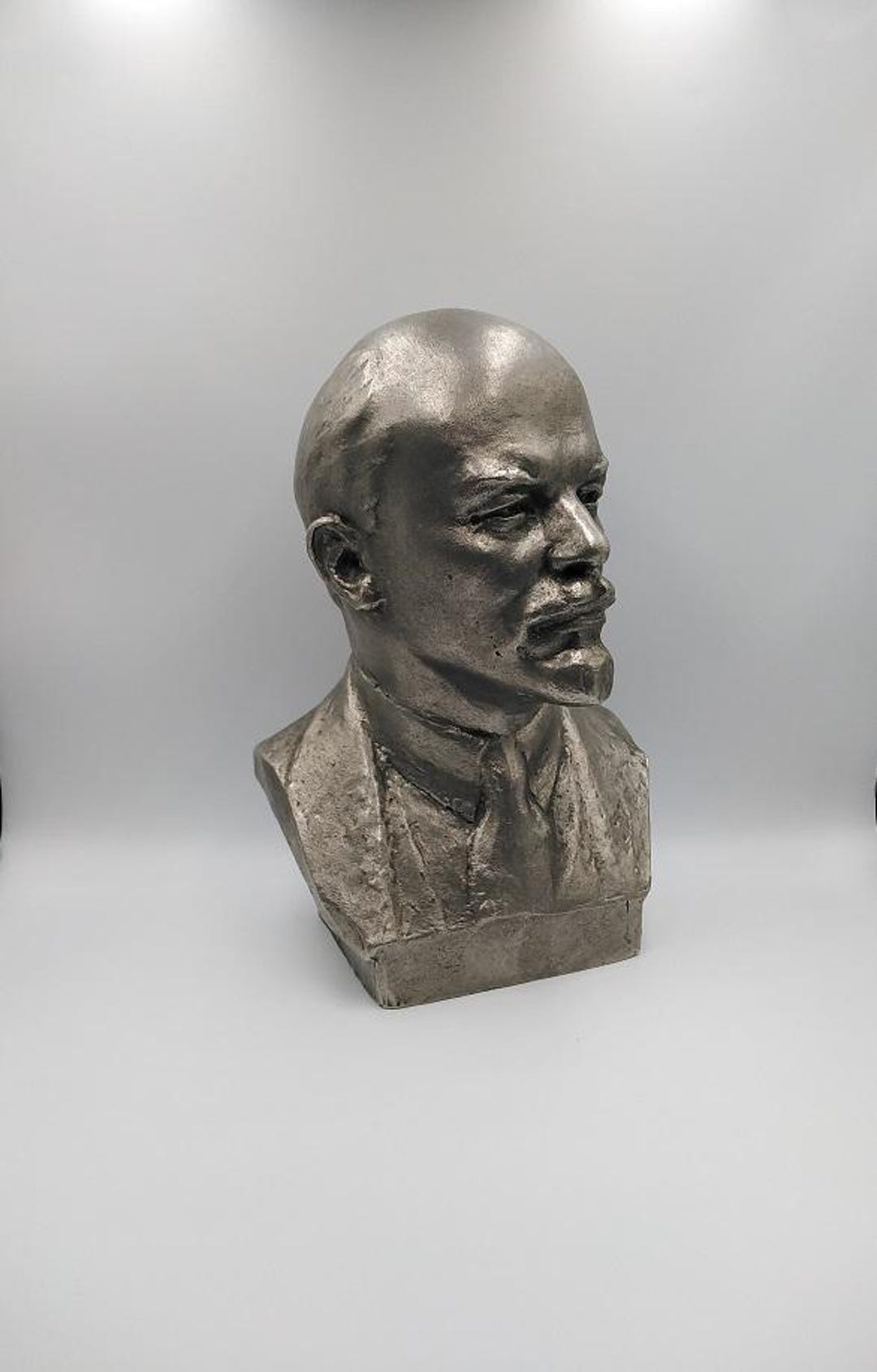 Bust of Vladimir Lenin, Soviet Figurine Desk Bust Lenin, Collectible ...