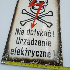 Vintage Table, Polish Vintage, Made in Poland, Antique Sign, Vintage ...