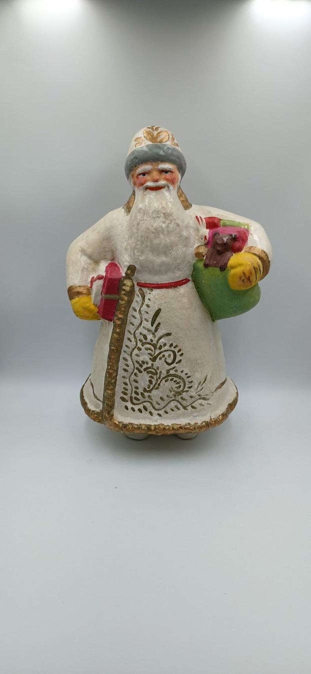 Soviet Toy, Vintage USSR Ded Moroz, Father Frost, Vintage Soviet Santa ...