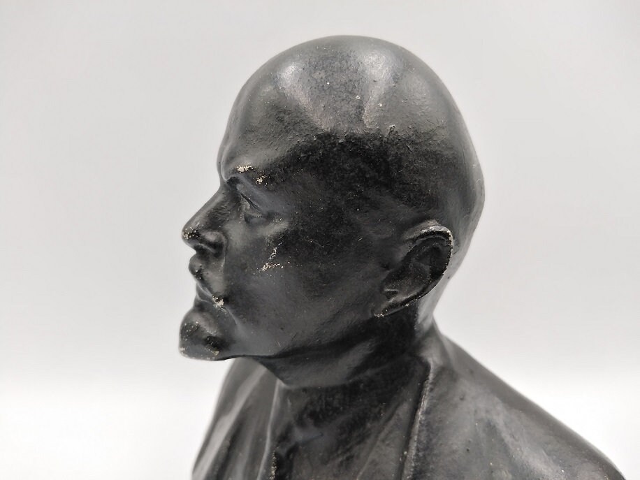 Vintage Bust Lenin Soviet Table Sculpture Collectible - Etsy
