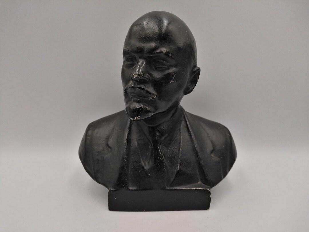 Vintage Bust Lenin, Soviet Table Sculpture, Collectible Sculpture ...