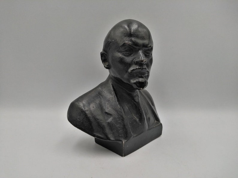 Vintage Bust Lenin Soviet Table Sculpture Collectible - Etsy