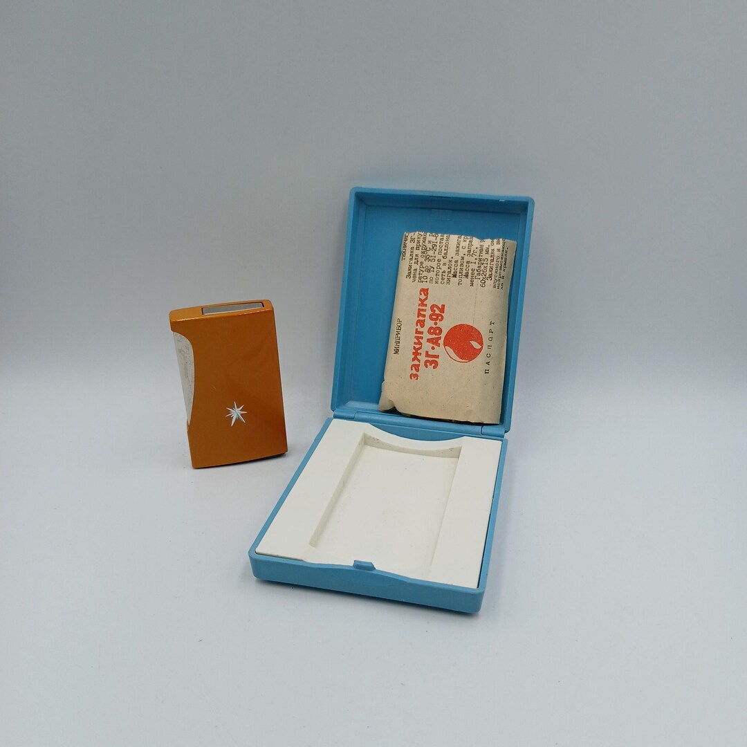 Vintage Soviet Lighter, Lighter Made in USSR, Vintage Lighter, Vintage ...