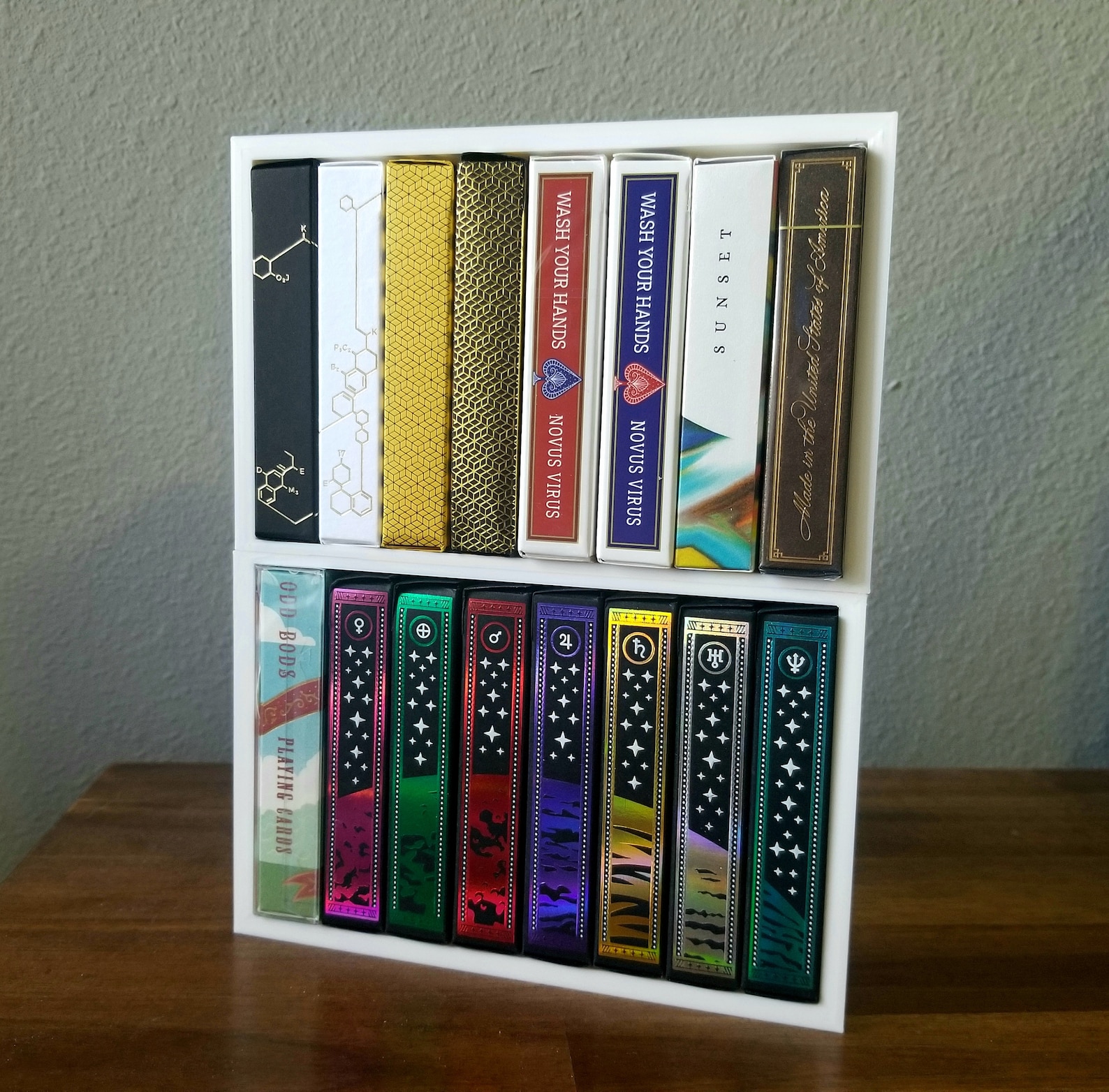 Playing Card Stand / 3d Print / Collection / Display Shelf / Gift for ...