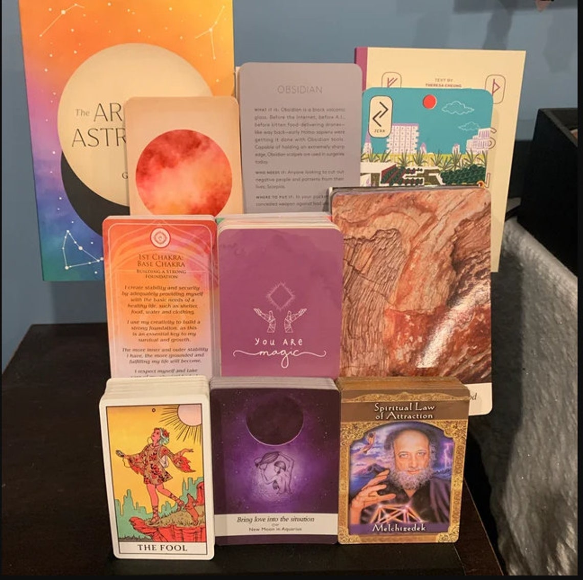 Tarot Display 3 Tier Step Card Stand / Oracle Card Display / - Etsy Canada
