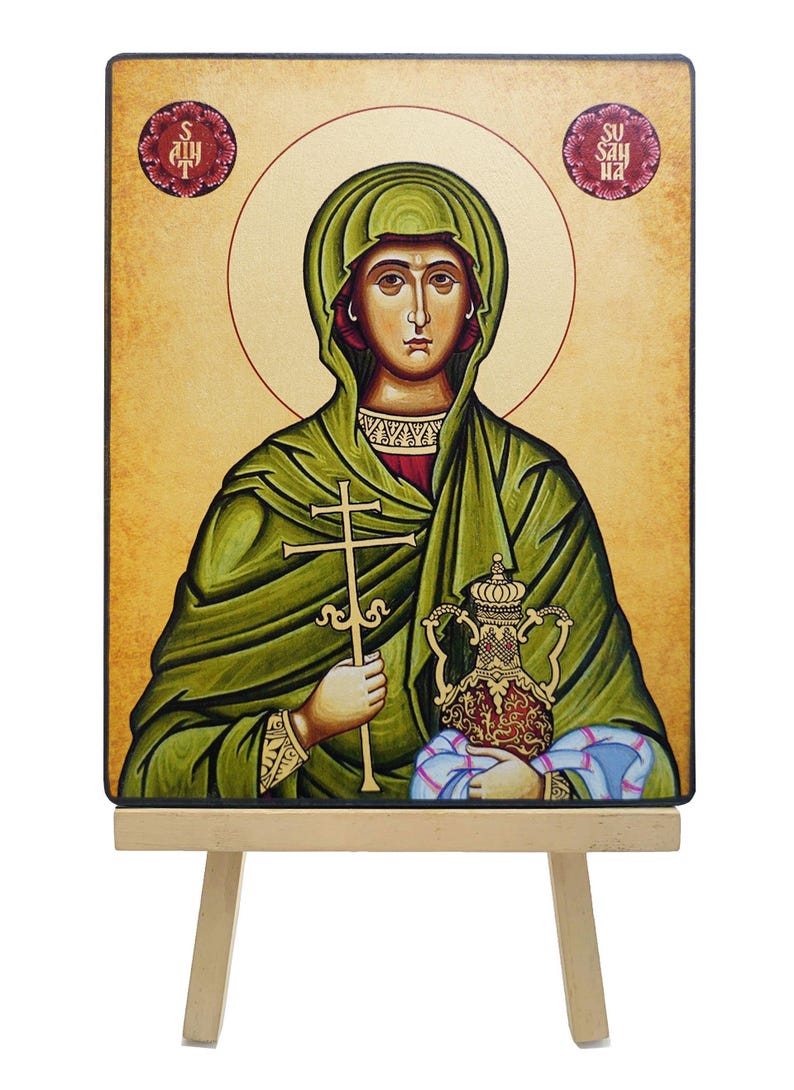 Icon Saint Susanna Hand Made Ikonen Icoon Ikone Handmade Icon, Perfect ...