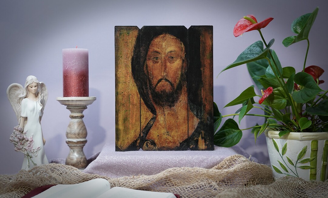 Icon JESUS CHRIST Hand Made Ikonen Icoon Ikone Handmade Icon, Perfect ...