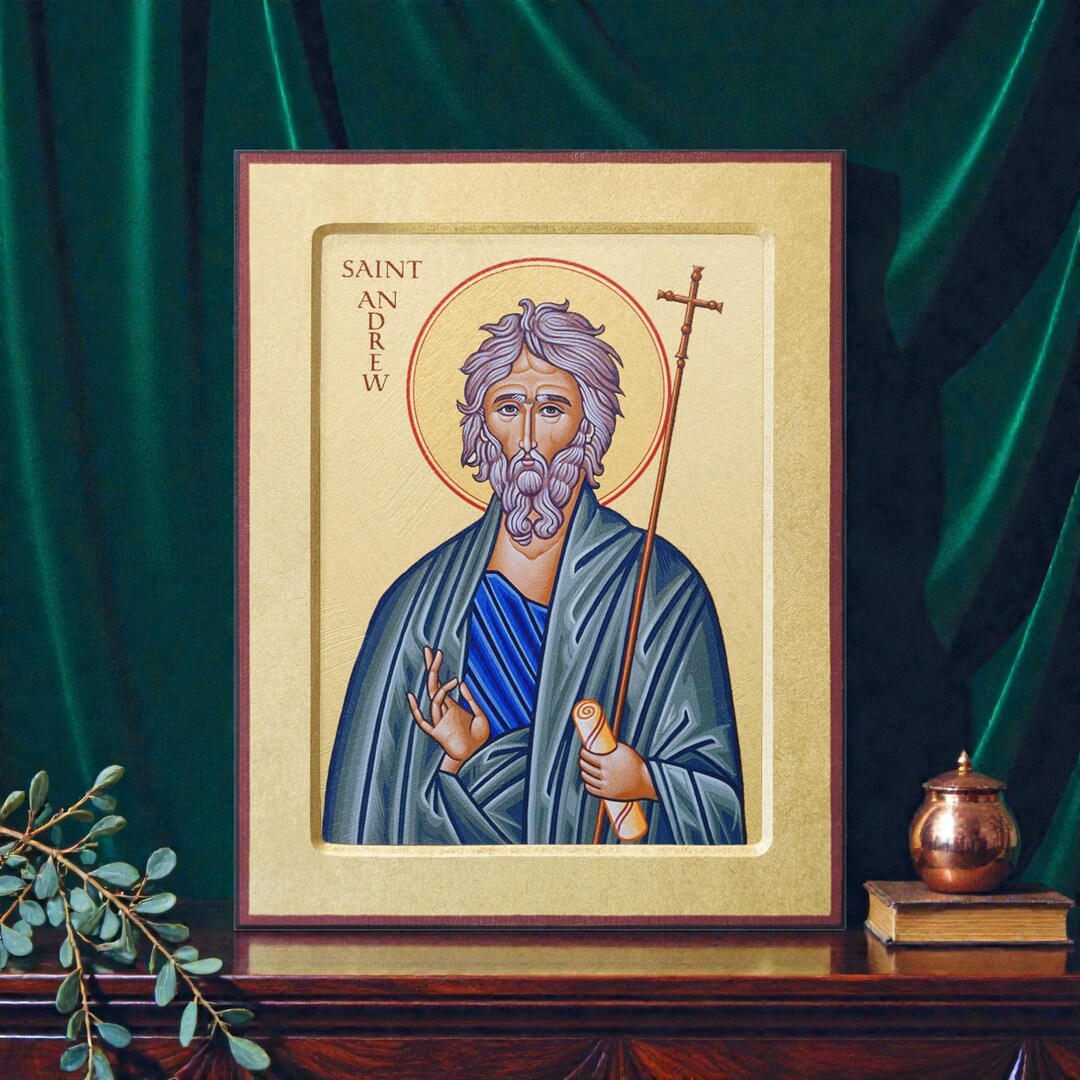 SAINT ANDREW Icon | Orthodox Gift for Baptism - Etsy