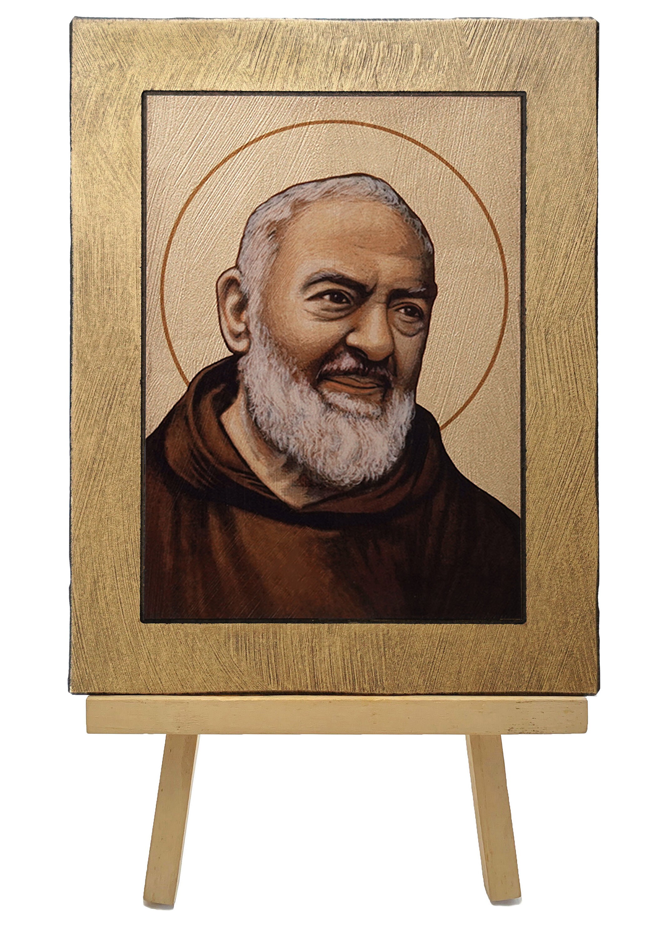 Icon FATHER PIO Hand Made Ikonen Icoon икона Padre Pio Sao Pio - Etsy