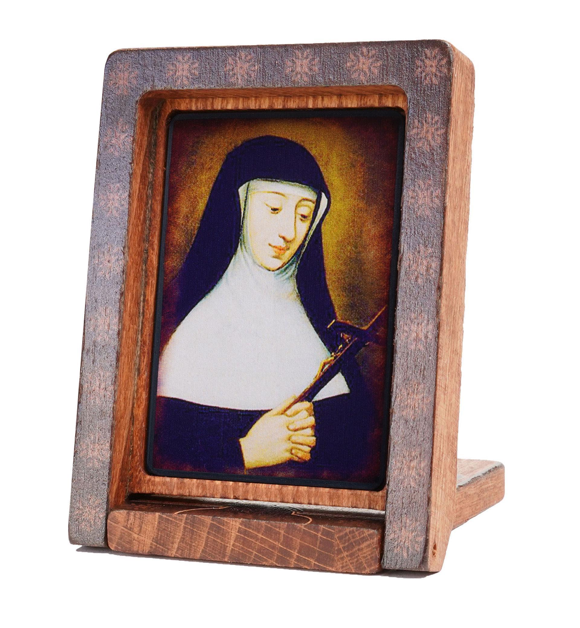 Icon Travel SAINT ALICE Hand Made, Perfect Present, Religious Picture ...