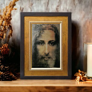 Painting Jesus Christ Shroud of Turin Hand Made Image Handmade Icon ...