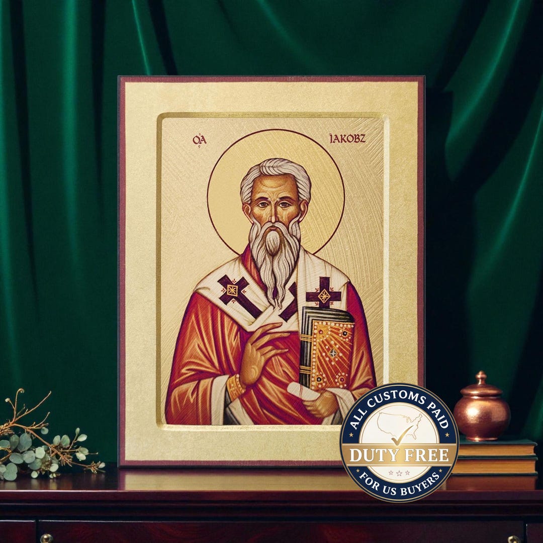 SAINT JAMES Icon | First Holy Communion Gift for Boy - Etsy