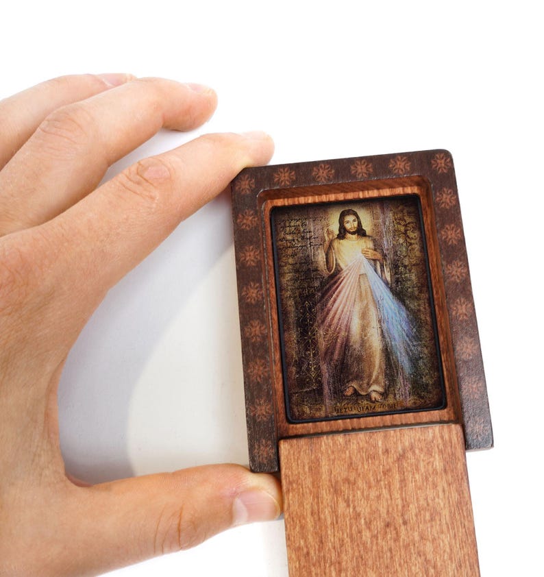 Icon Travel JESUS CHRIST MERCIFUL Divine Mercy Hand Made Perfect ...