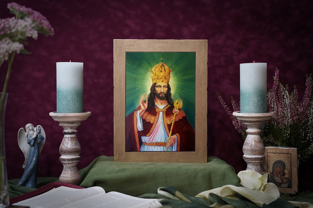 Icon Christ the King Hand Made Ikonen Icoon Perfect Present - Etsy