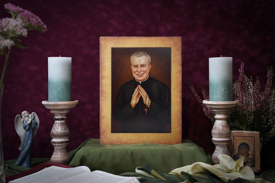 Icon PATRICK PEYTON Hand Made, Perfect Present, Religious Picture ...