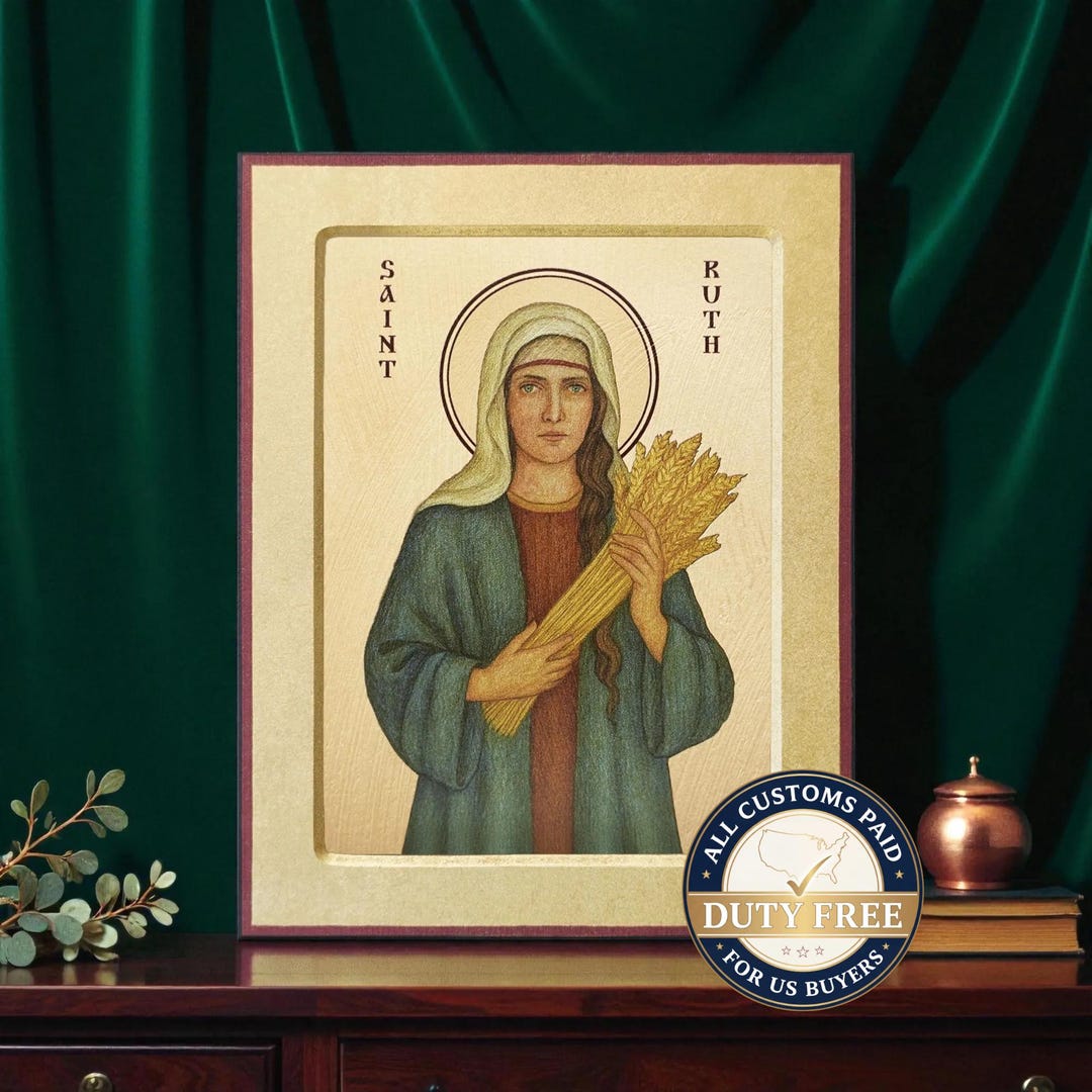 SAINT RUTH Icon | Catholic Gift for Confirmation - Etsy