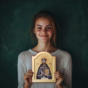 Icon SAINT DOMINIC Hand Made, Perfect Present, Religious Picture ...