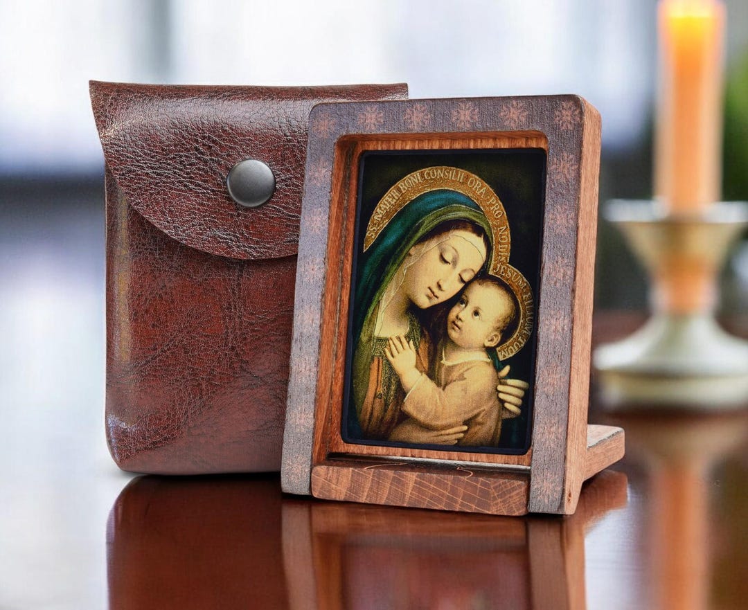 Icon Travel MOTHER OF GOD Hand Made Perfect Present, Religious Picture ...