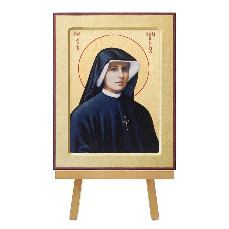 SAINT FAUSTINA Icon | Christian Gift for Confirmation - Etsy