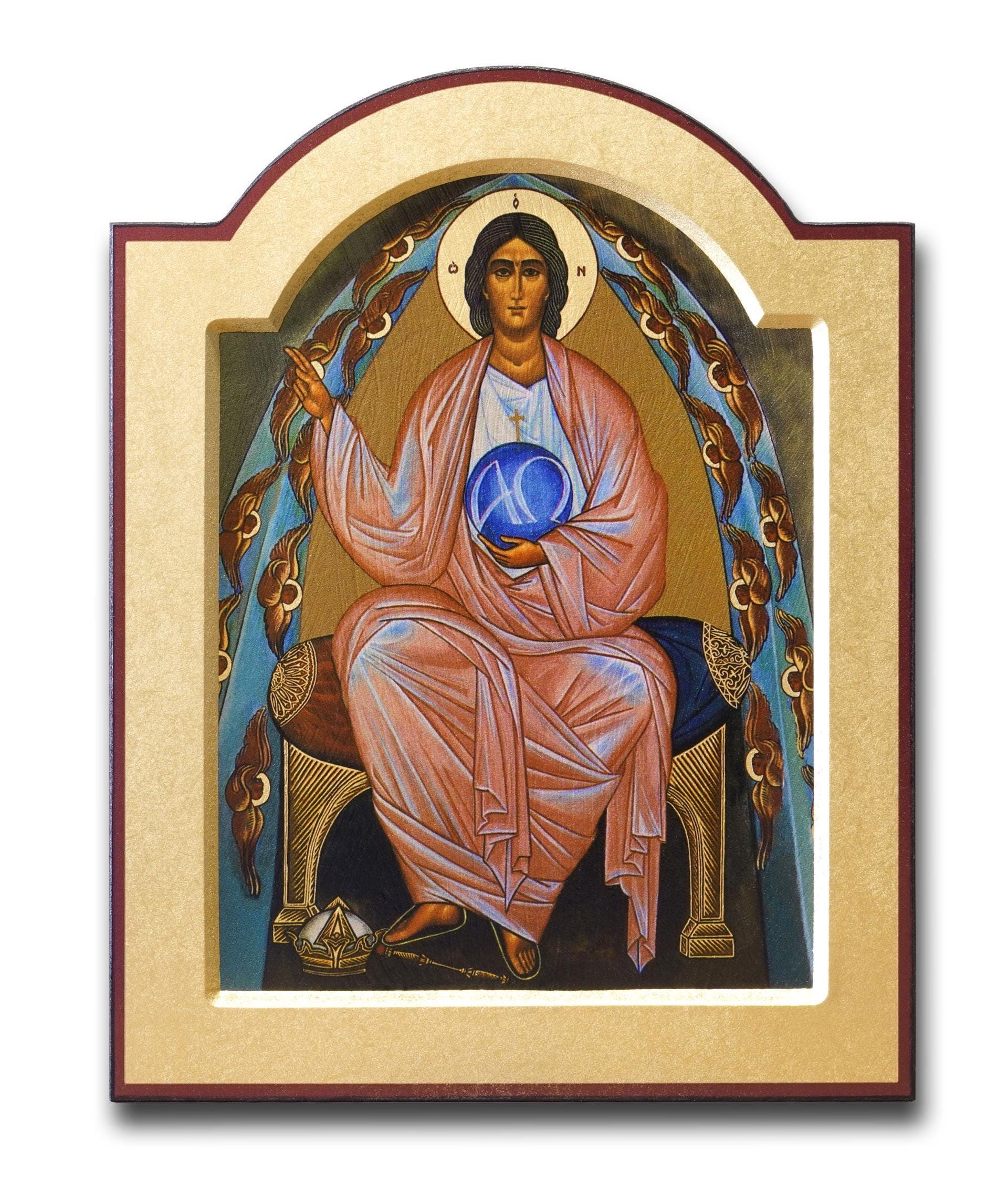 Icon GOD THE FATHER Hand Made, Perfect Present, Religious Picture ...
