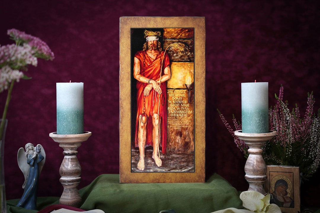 Icon Jesus of the Passion Hand Made Handmade Icon, Perfect Present ...