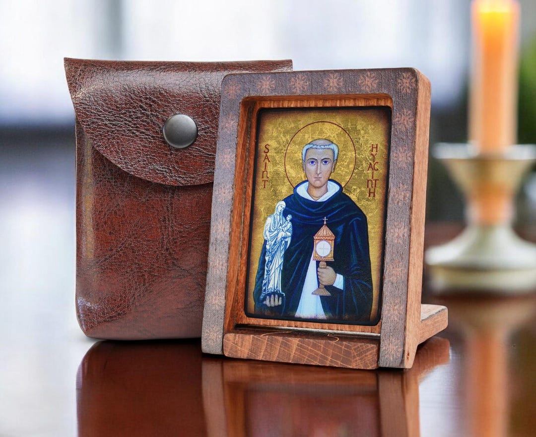 Icon Travel SAINT HYACINTH Hand Made Icoon Ikone Icona Perfect Present ...