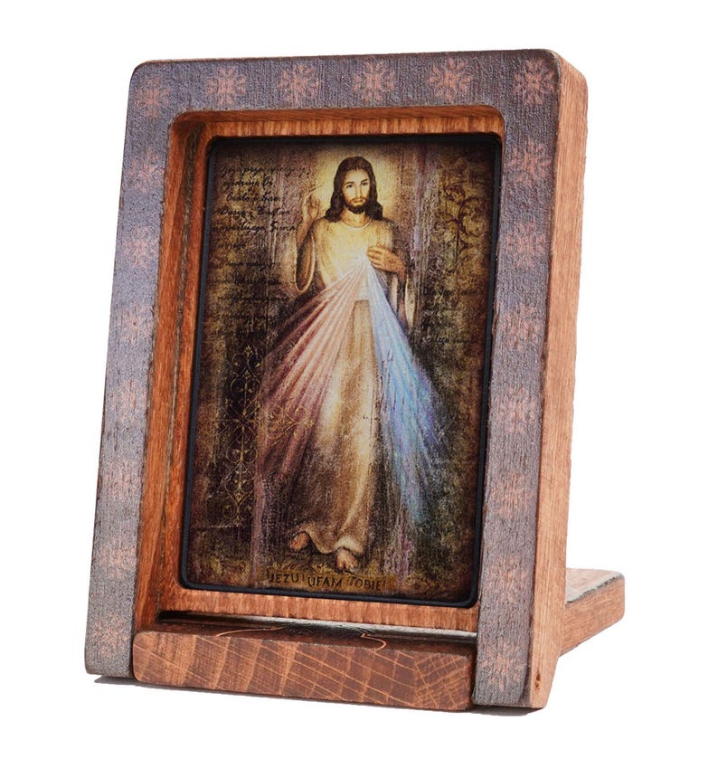 Icon Travel JESUS CHRIST MERCIFUL Divine Mercy Hand Made Perfect ...