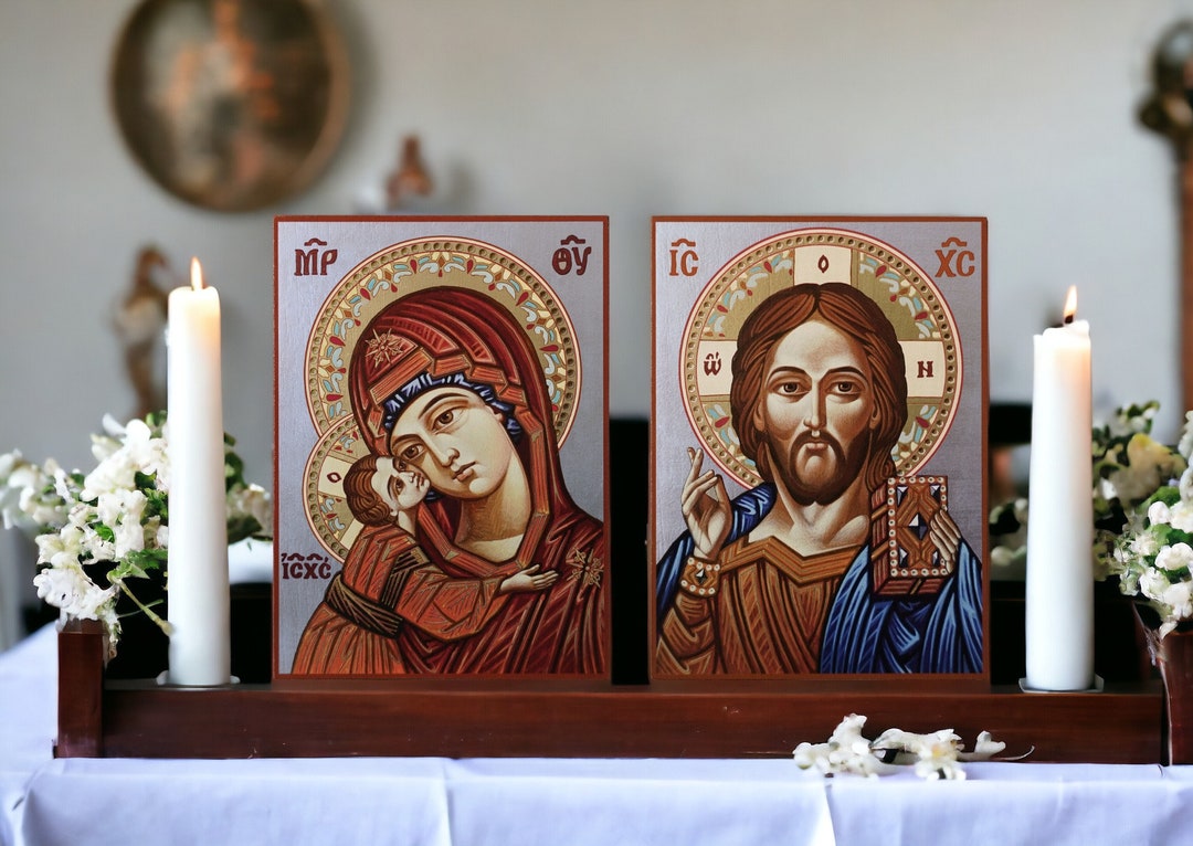 Icon Christ Pantokrator Made Ikonen Icoon Ikone Perfect Present ...
