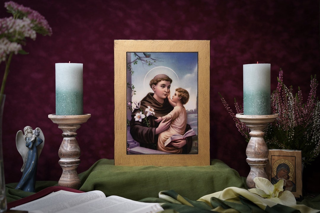 Icon SAINT ANTON Hand Made Ikonen Icoon Ikone Patron Perfect Present ...