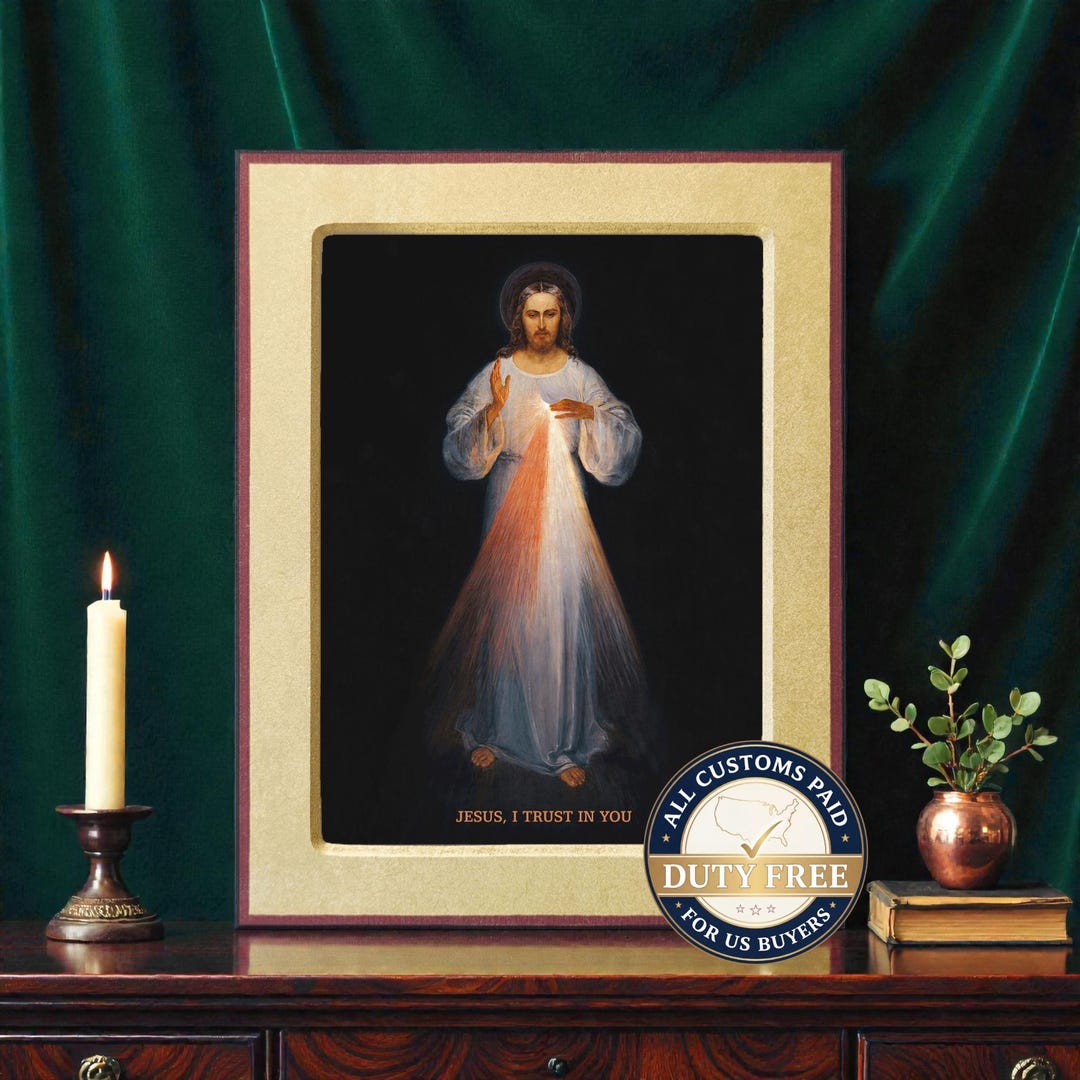 JESUS CHRIST MERCIFUL Vilnius Divine Mercy Icon - Etsy