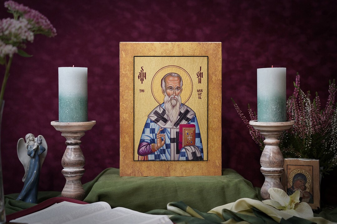 Icon Saint John Hand Made Ikonen Icoon Ikone Perfect Present, Religious ...
