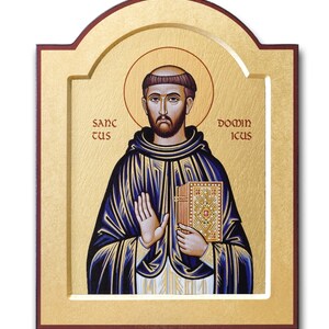 Icon SAINT DOMINIC Hand Made, Perfect Present, Religious Picture ...