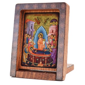 Icon Travel DORMITION OF MARY Hand Made Ikonen Icoon Ikone Perfect ...
