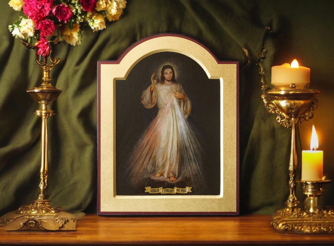 Icon JESUS CHRIST MERCIFUL Hand Made, Perfect Present, Religious ...