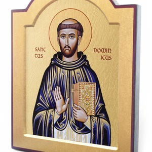 Icon SAINT DOMINIC Hand Made, Perfect Present, Religious Picture ...