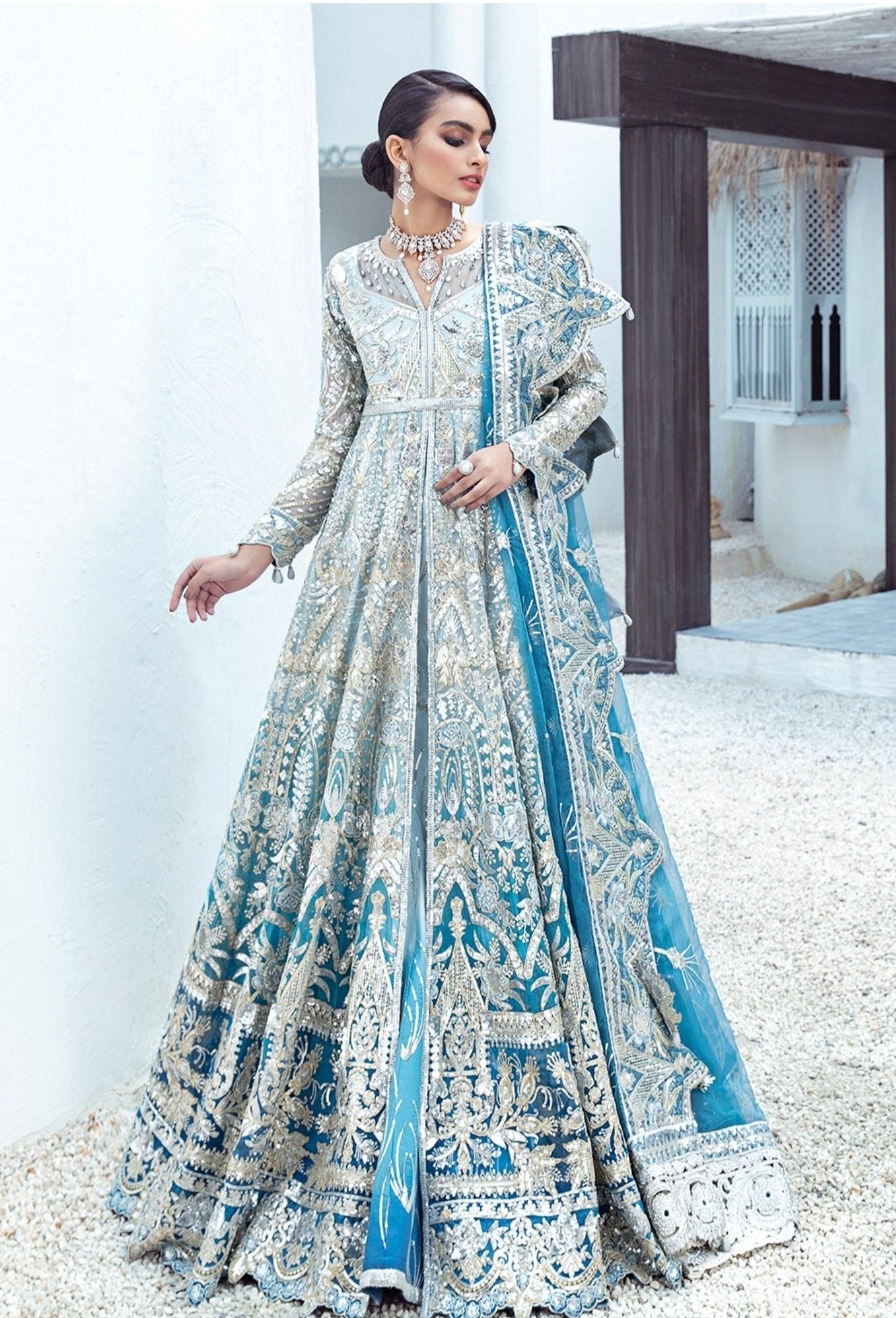 Custom Stitched Woman Bridal Dress Pakistani Indian Bridal - Etsy
