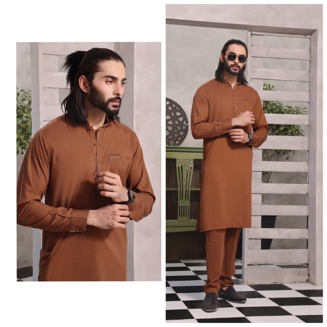 Shalwar Kameez Pakistani Mens Shalwar Kameez Mens Kurta Pajama Set Mens ...
