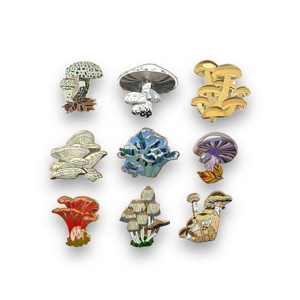 Mushroom Pin - Etsy