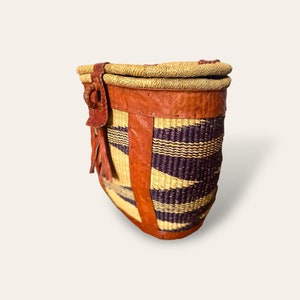 Bolga Basket Foraging Backpack,basket Backpack,african Basket Backpack ...