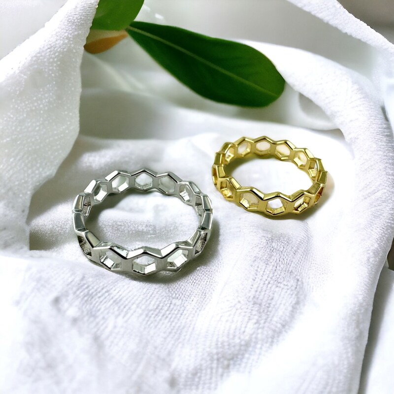 Silver Bee Ring - Etsy