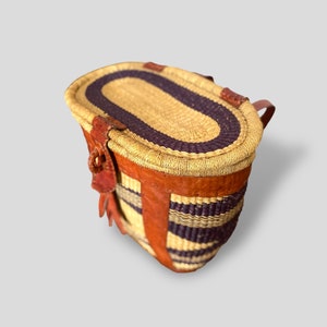 Bolga Basket Foraging Backpack,basket Backpack,african Basket Backpack ...