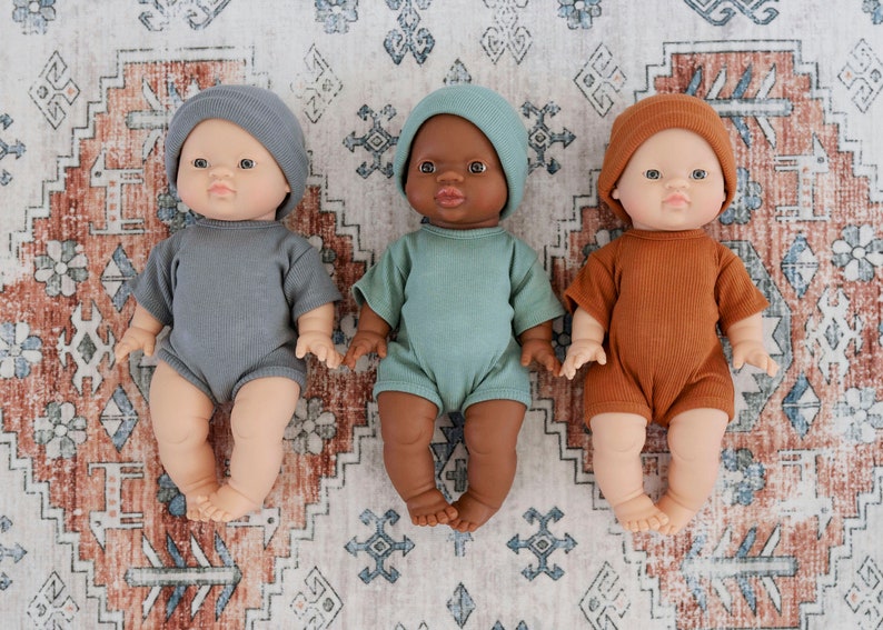 Huck Baby Boy With Blue Eyes and Smoky Blue Romper and Hat - Etsy