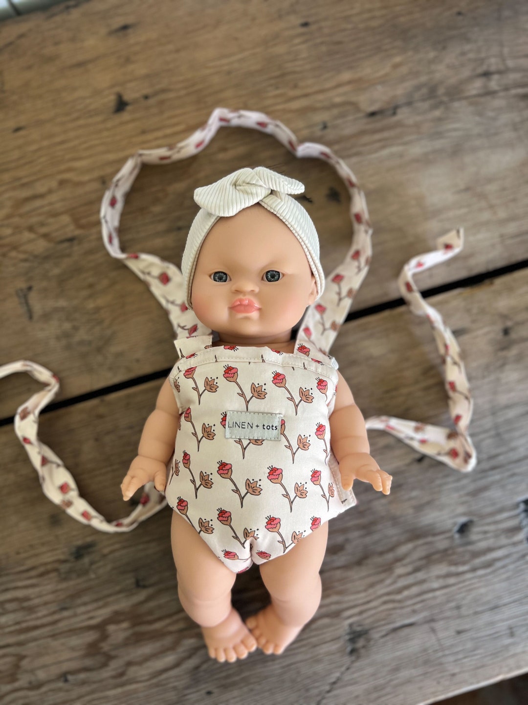 Peony Floral Baby Doll Carrier | Minikane Paola Reina Doll Bed | Baby ...