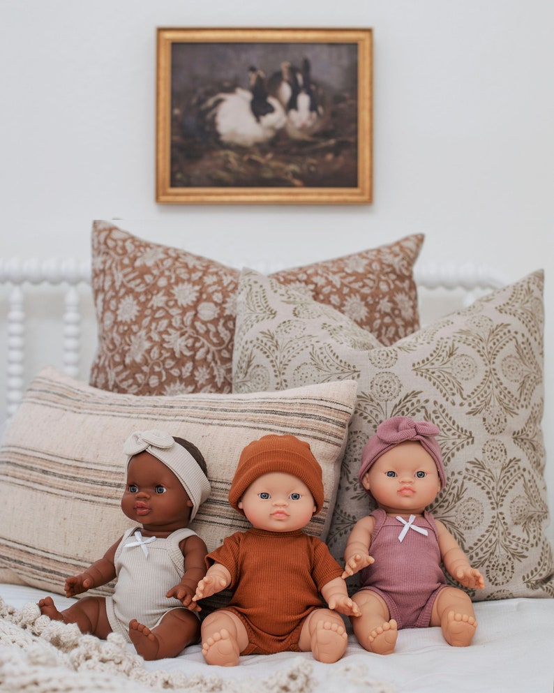 Archie Baby Boy With Blue Eyes and Cognac Romper and Hat - Etsy