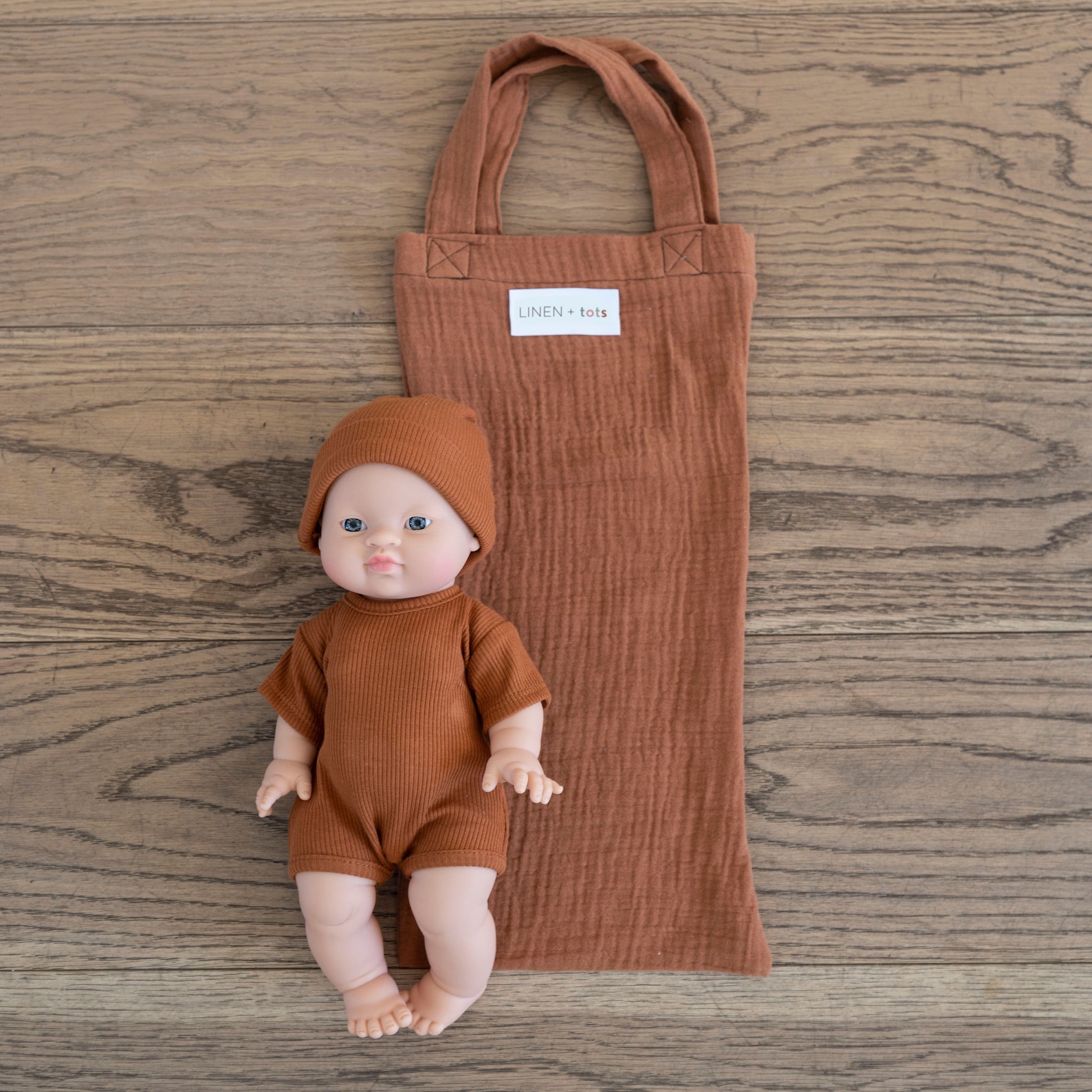 Archie Baby Boy With Blue Eyes and Cognac Romper and Hat - Etsy