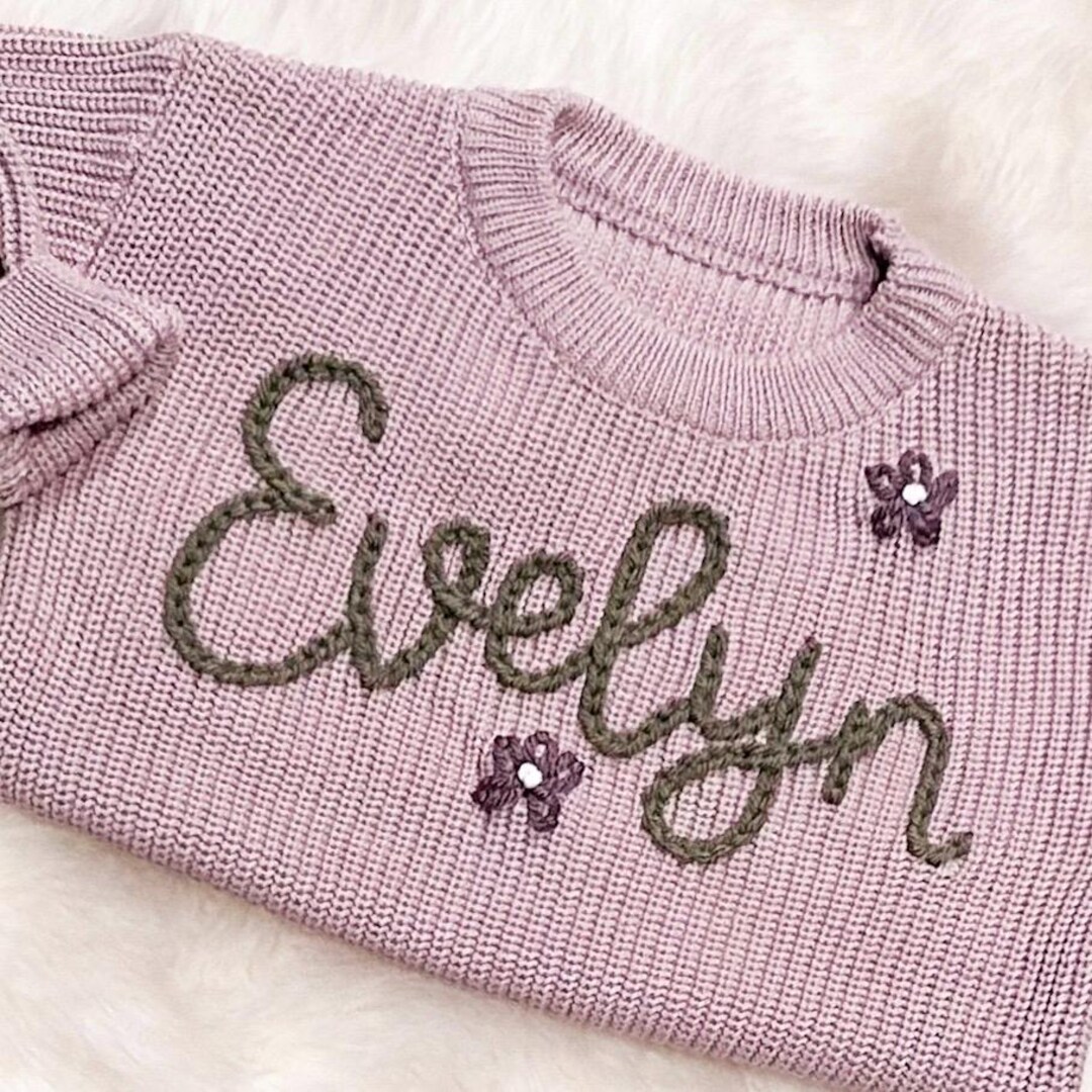 Spring Collection | Personalized Hand Embroidered Baby and Toddler Name ...