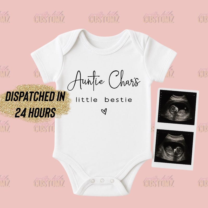 Baby Onesie Great Auntie - Etsy UK